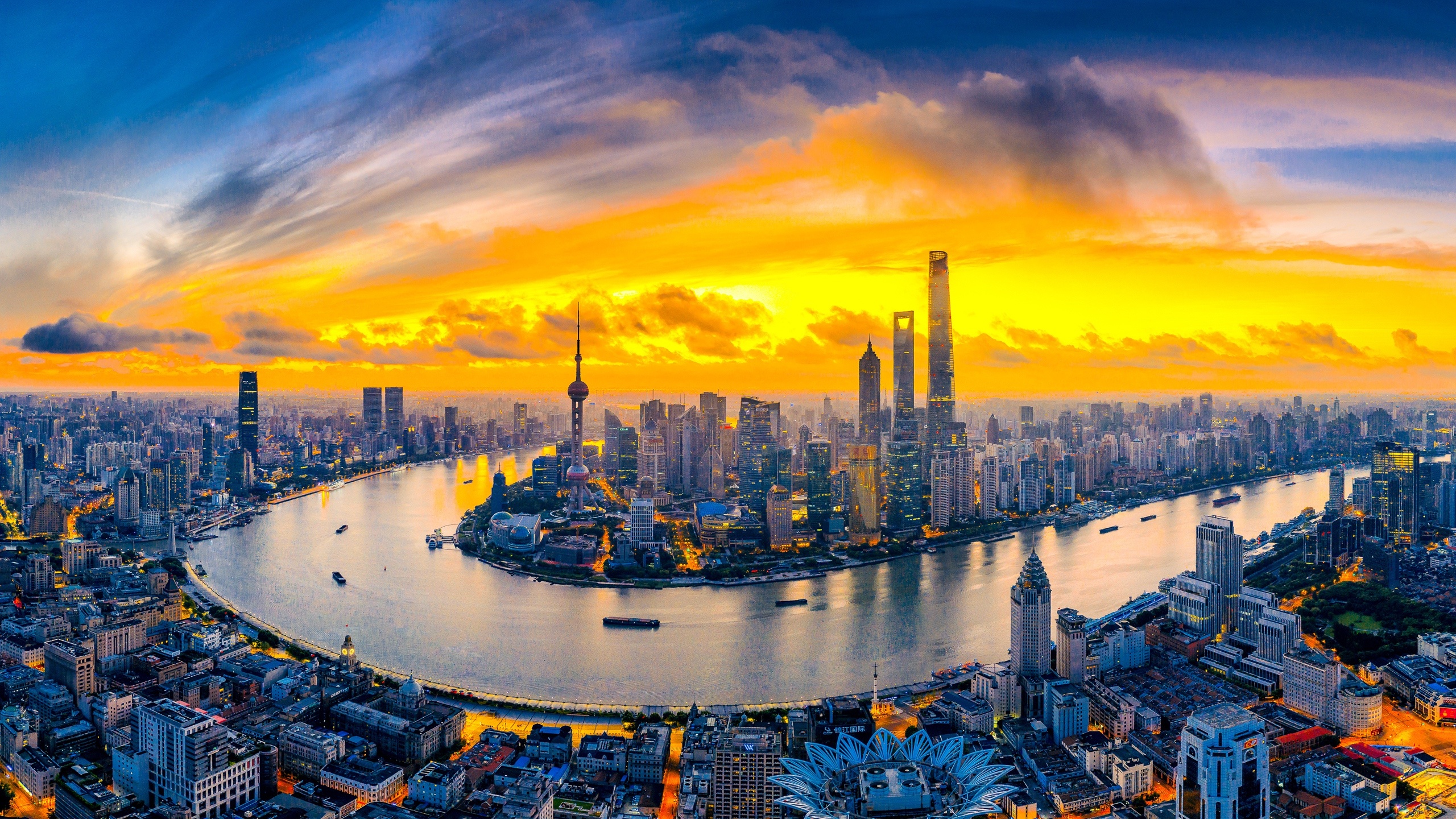 Shanghai Skyline Wallpapers 39 Images WallpaperCat