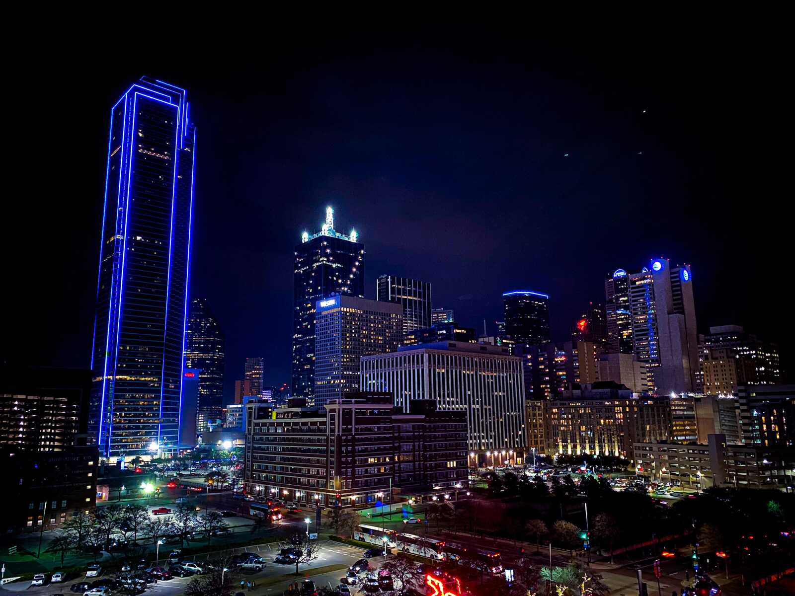 Dallas Skyline at Night Wallpapers (27 images) - WallpaperCat