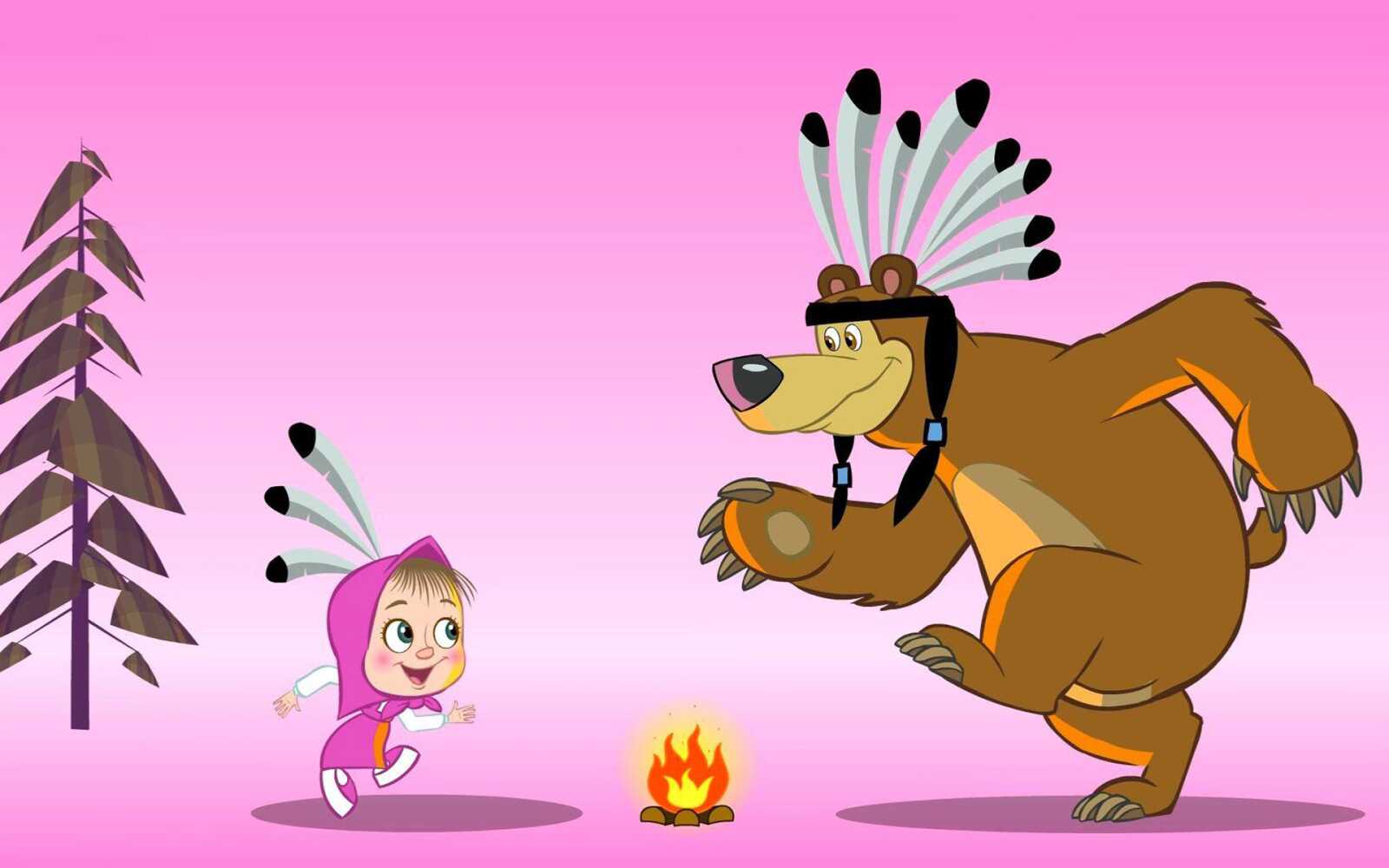 Masha and the Bear Wallpapers (61 images) - WallpaperCat