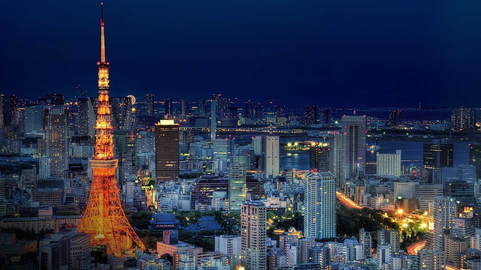 Japan Skyline Wallpapers (42 images) - WallpaperCat
