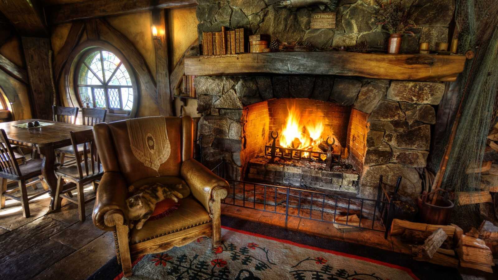 Fireplace Wallpapers (44 images) - WallpaperCat