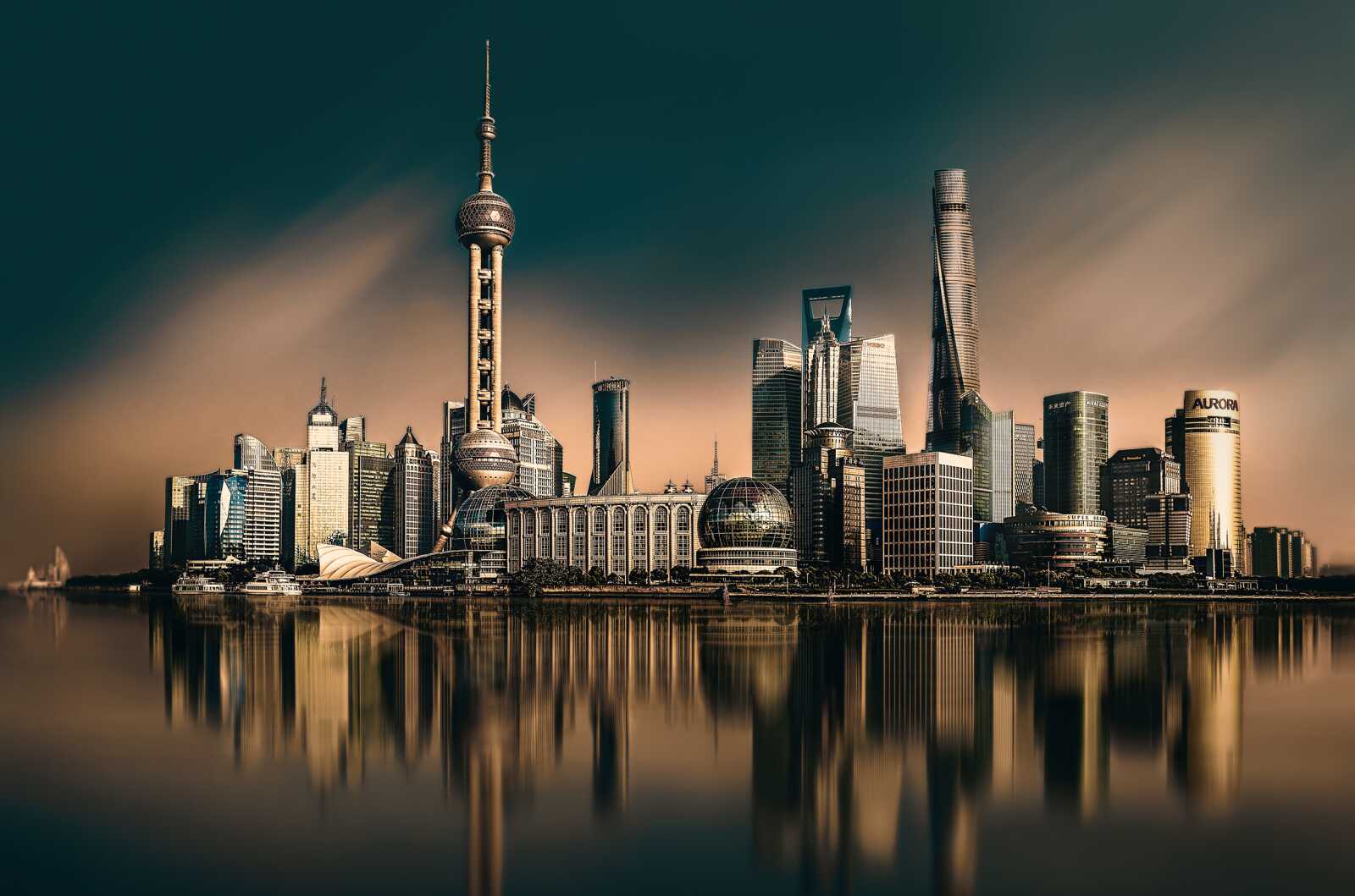 Shanghai Skyline Wallpapers (39 images) - WallpaperCat