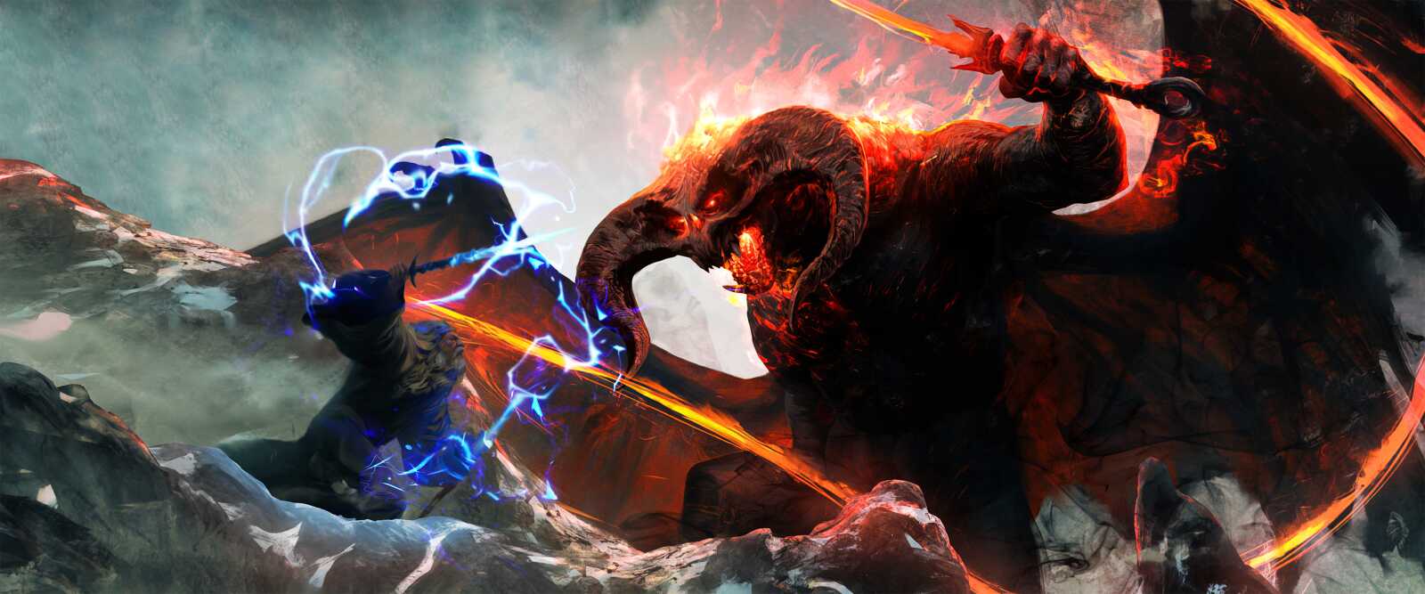 Gandalf vs. Balrog Wallpapers (32 images) - WallpaperCat