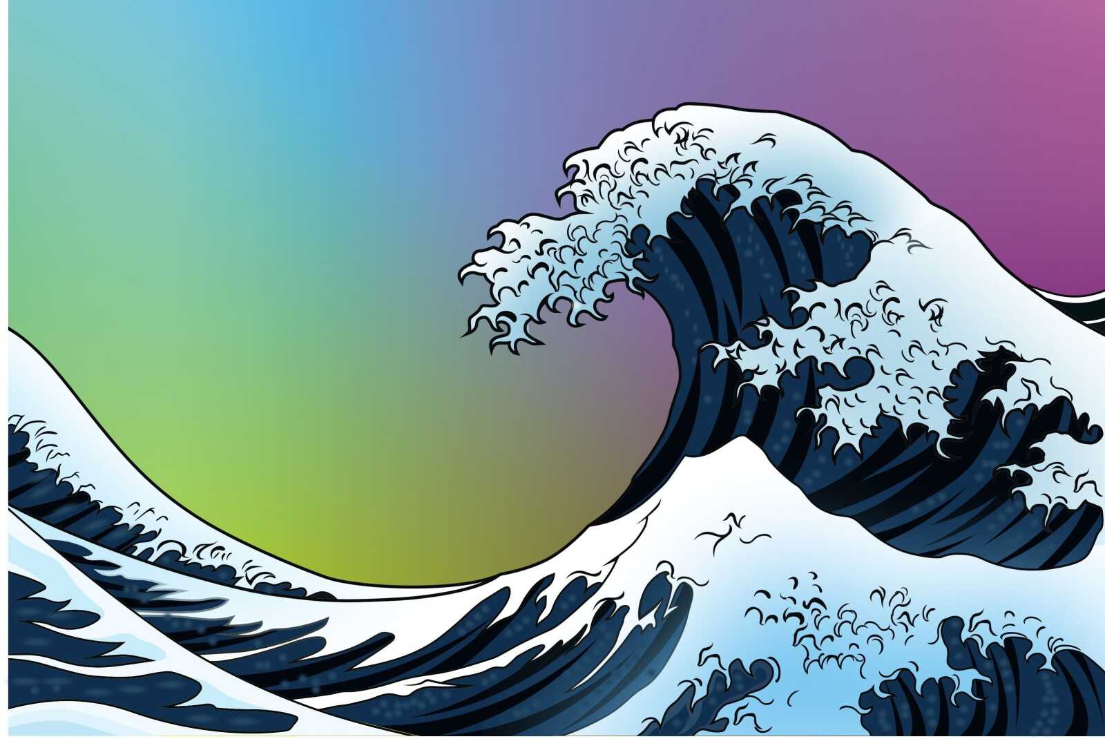 Great Wave off Kanagawa Wallpapers (22 images) - WallpaperCat