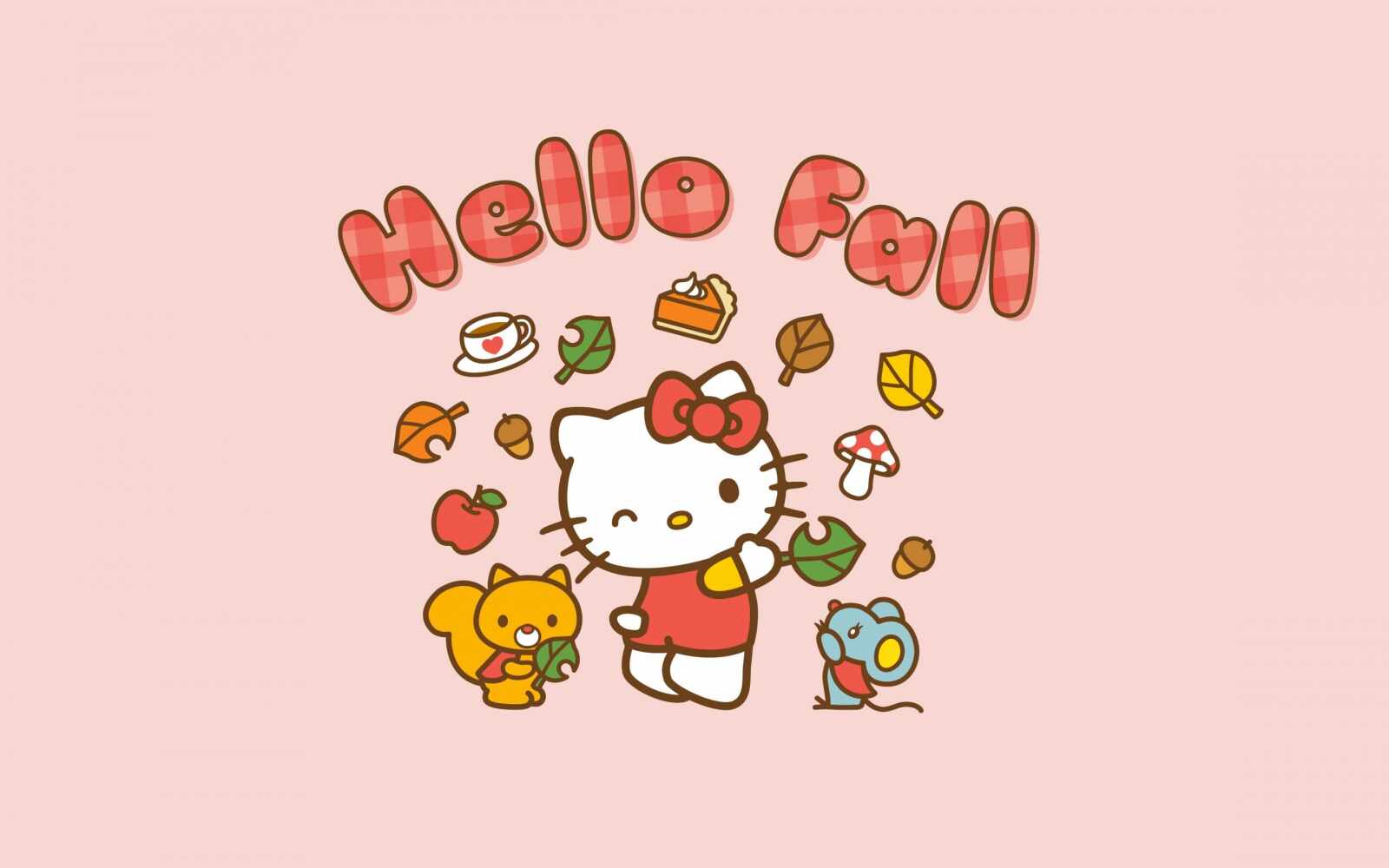 Hello Kitty Fall Wallpapers (6 images) - WallpaperCat