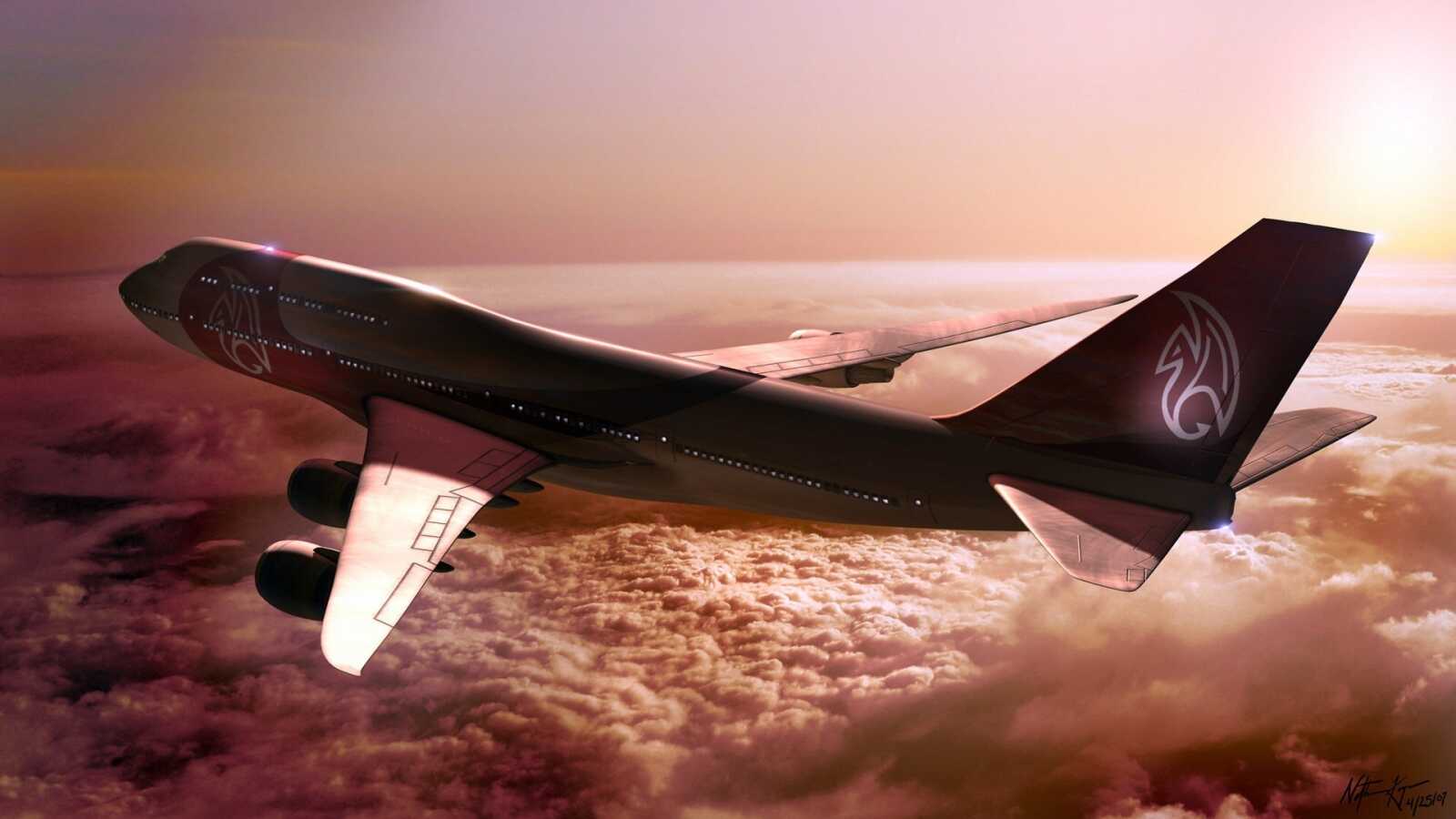 Boeing 747 Wallpapers (35 images) - WallpaperCat