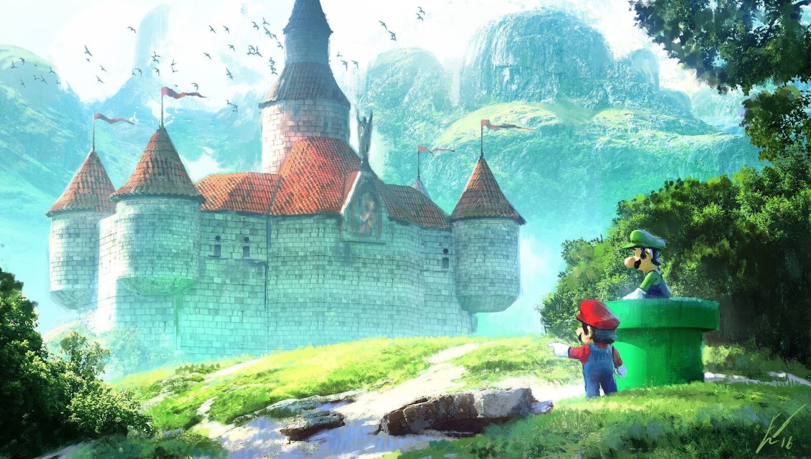 Mario Castle Wallpapers (36 images) - WallpaperCat