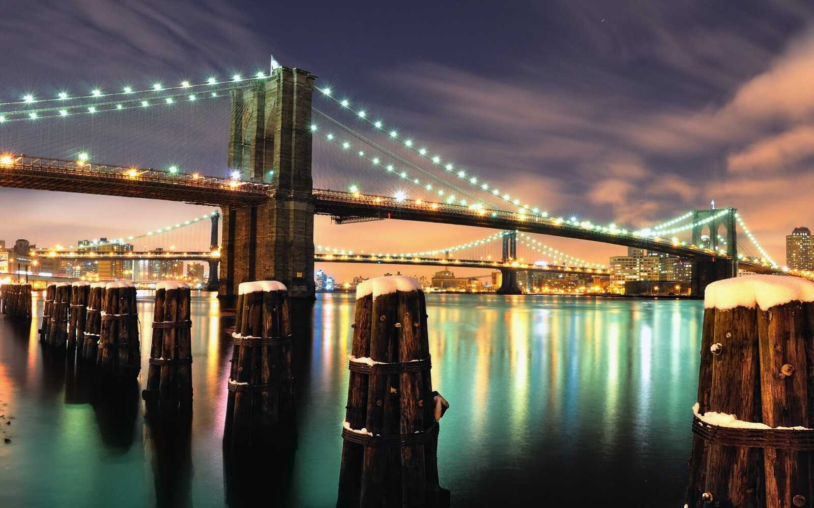 Brooklyn Bridge Wallpapers (44 images) - WallpaperCat