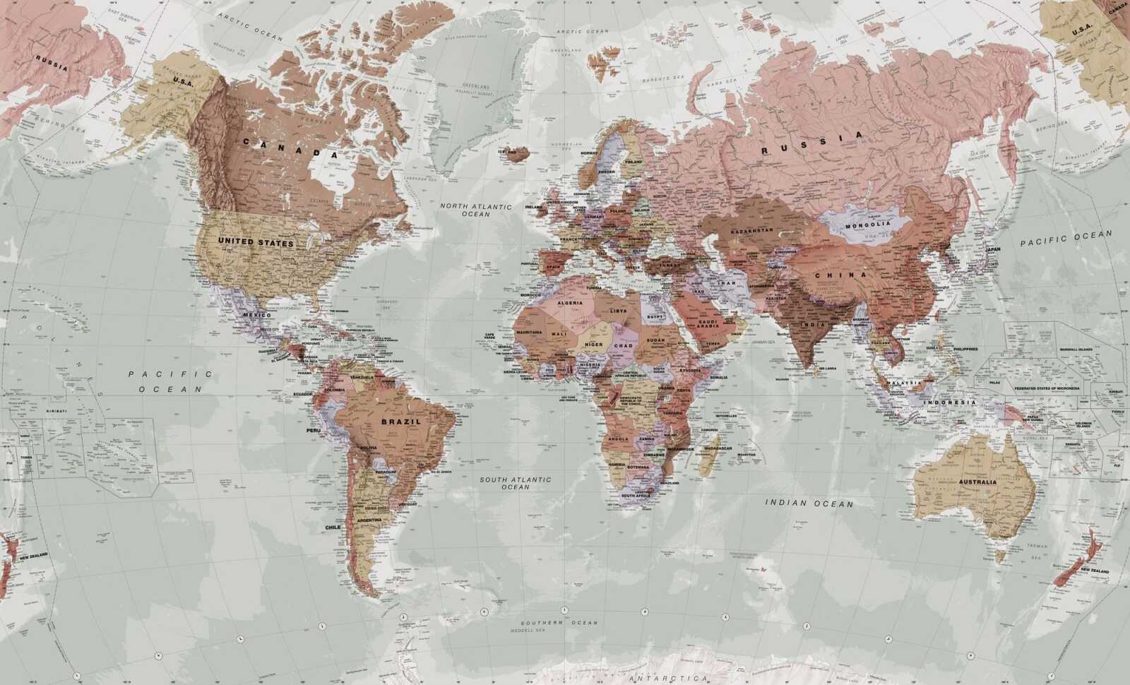 Global Map Wallpapers (24 images) - WallpaperCat