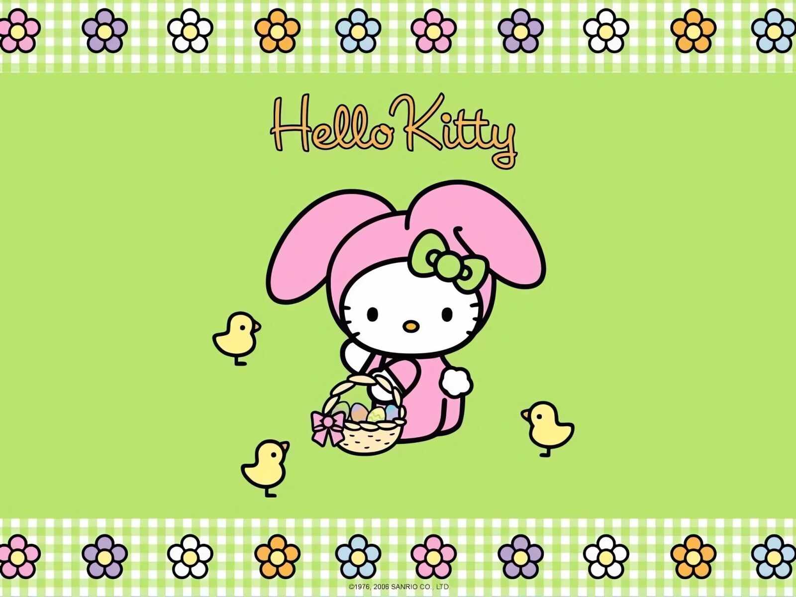 Hello Kitty Easter Wallpapers (10 images) - WallpaperCat
