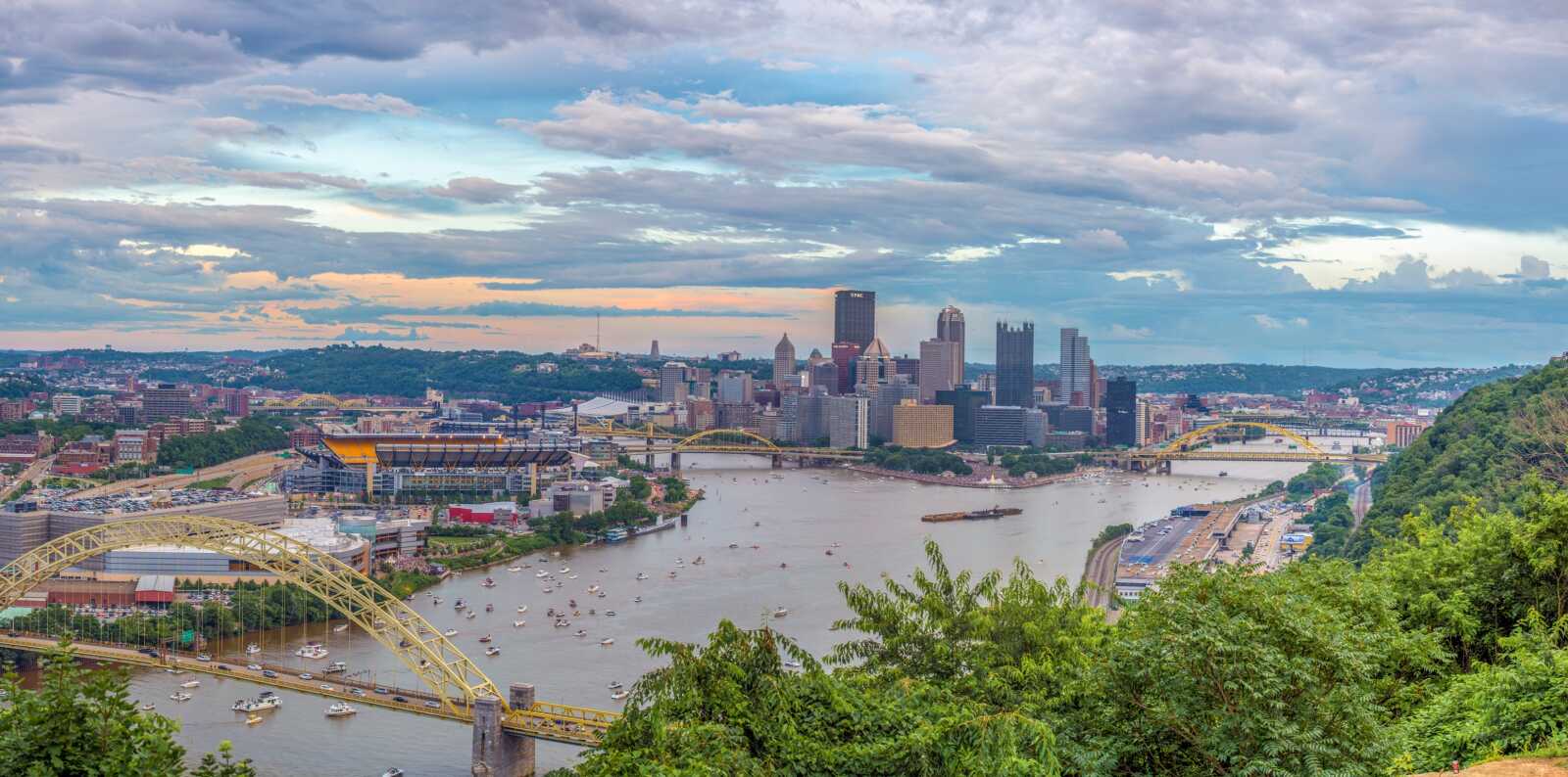 Pittsburgh Skyline Wallpapers (35 images) - WallpaperCat