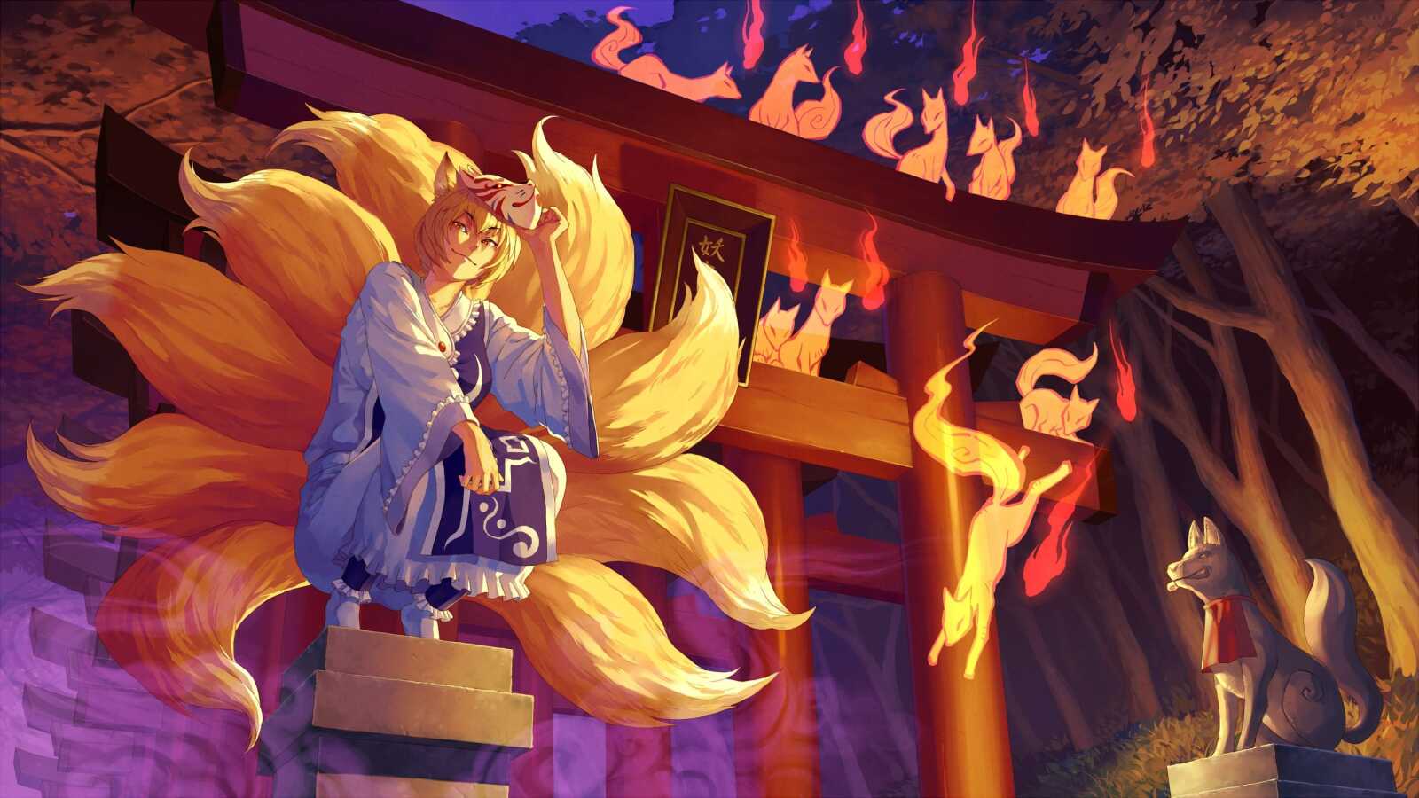 Kitsune (Japanese Folklore) Wallpapers (13 images) - WallpaperCat