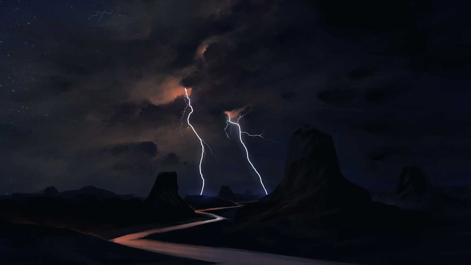 Thunder Wallpapers (87 images) - WallpaperCat