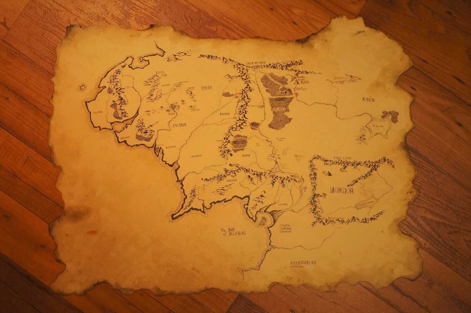 Lord of the Rings Map Wallpapers (18 images) - WallpaperCat