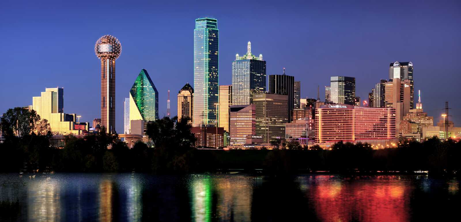 Dallas Skyline at Night Wallpapers (27 images) - WallpaperCat