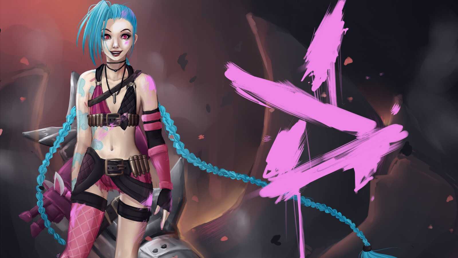 Jinx (LoL) Wallpapers (38 images) - WallpaperCat