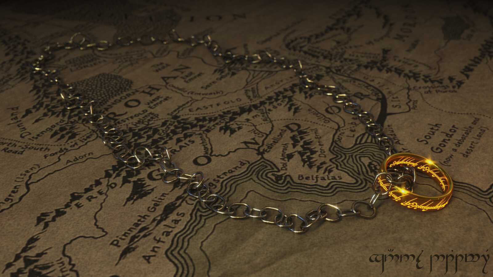 Lord of the Rings Map Wallpapers (18 images) - WallpaperCat