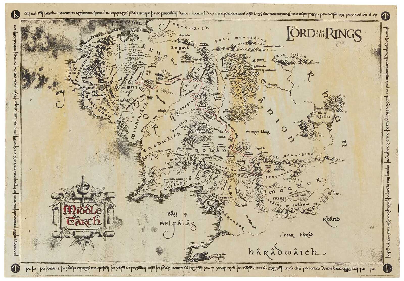 Lord of the Rings Map Wallpapers (18 images) - WallpaperCat