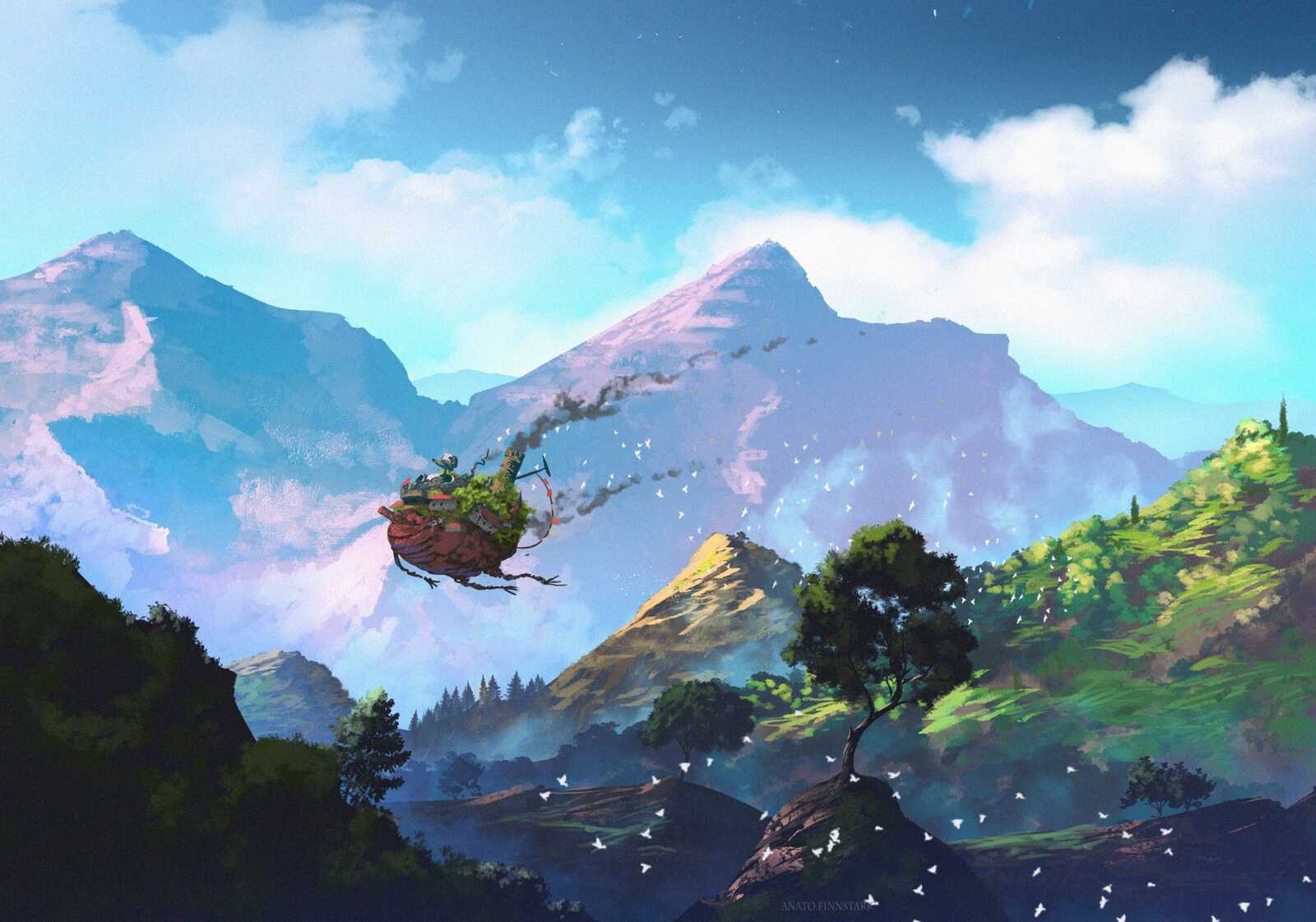 Howl's Moving Castle Wallpapers (68 images) - WallpaperCat