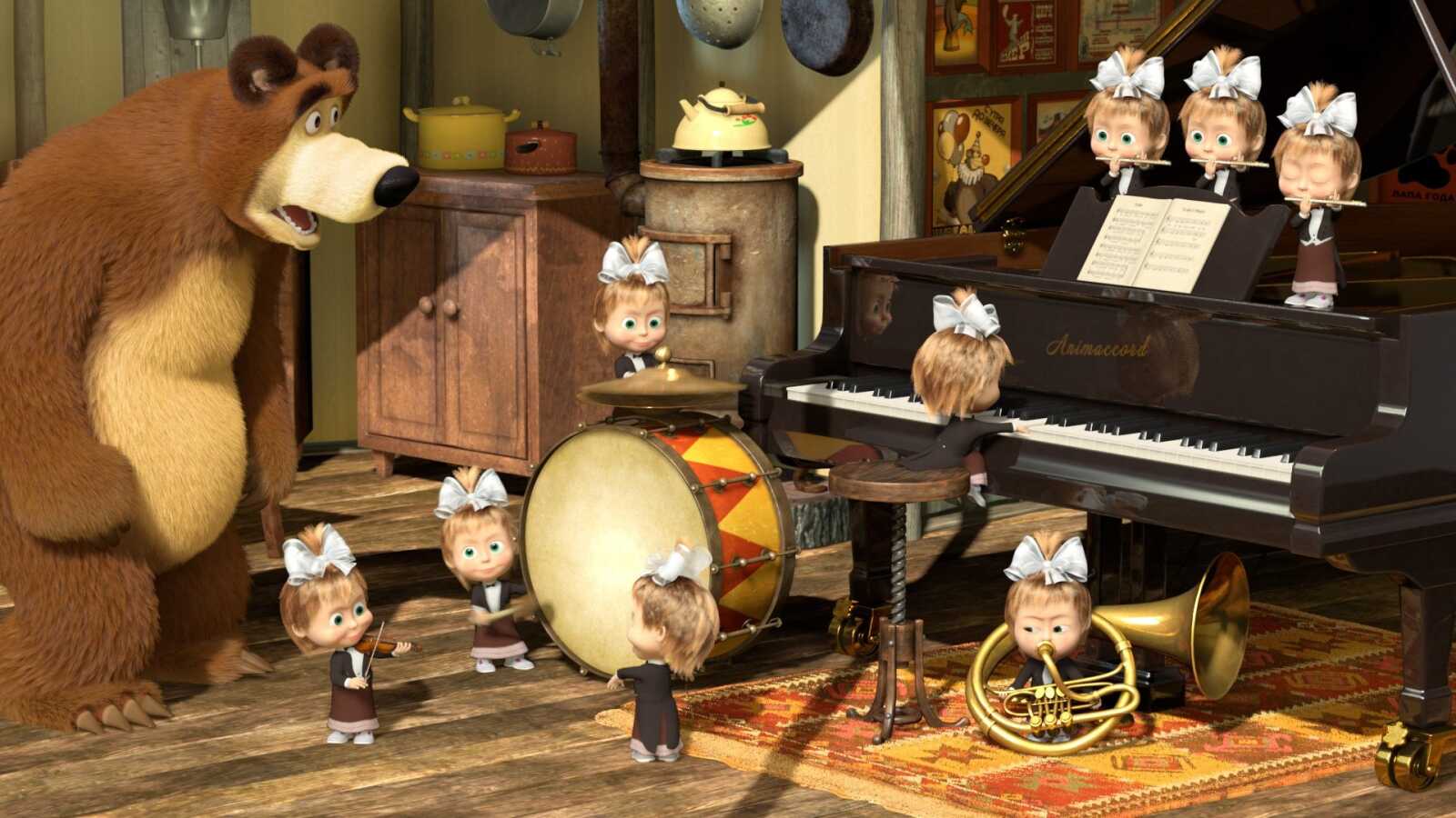 Masha and the Bear Wallpapers (61 images) - WallpaperCat