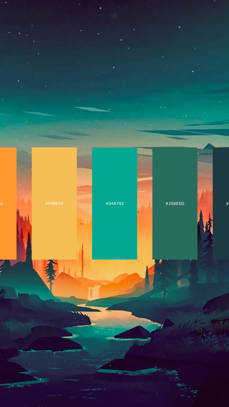 Color Palette Wallpapers (40 images) - WallpaperCat