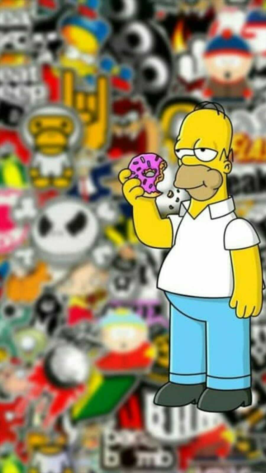 Homer (The Simpsons) Wallpapers (48 images) - WallpaperCat